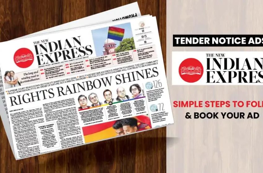 Notice Ads: Simple Steps To Book Ad in New Indian Express